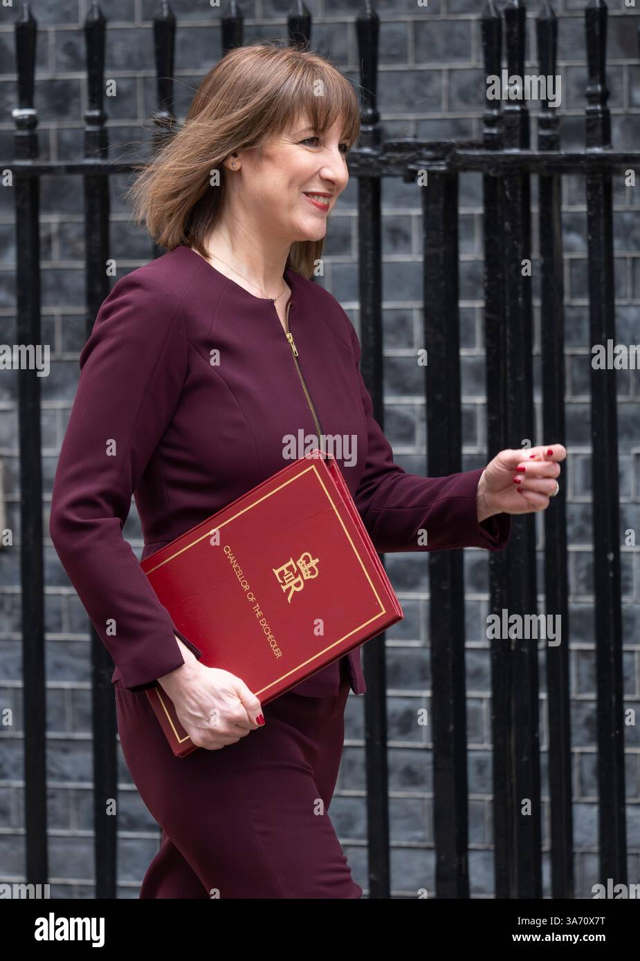 London, UK. 26th Mar, 2025. Chancellor of the Exchequer Rachel Reeves ...