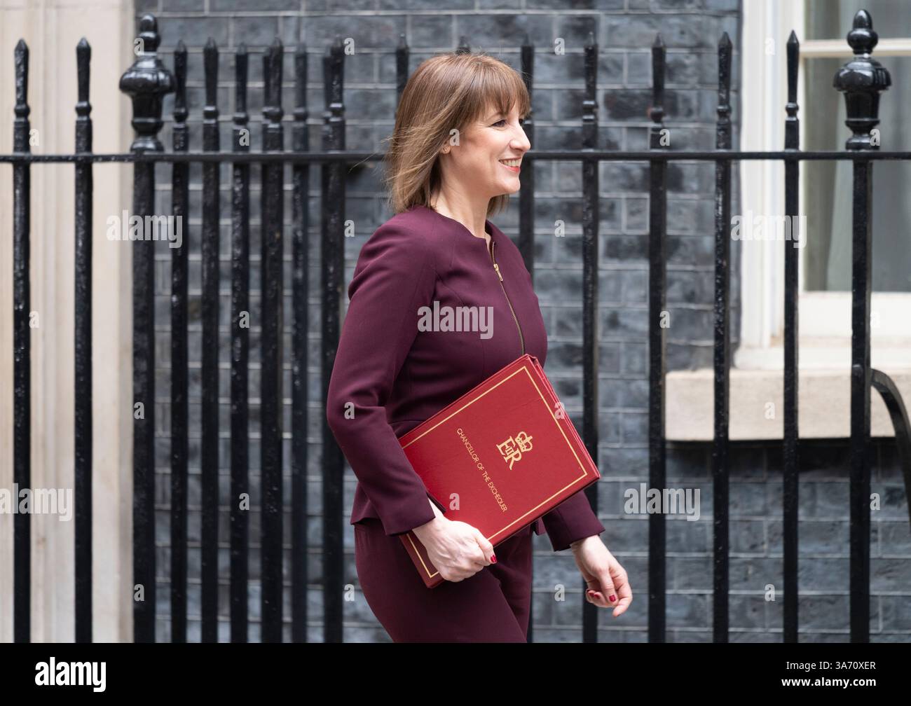 London, UK. 26th Mar, 2025. Chancellor of the Exchequer Rachel Reeves ...