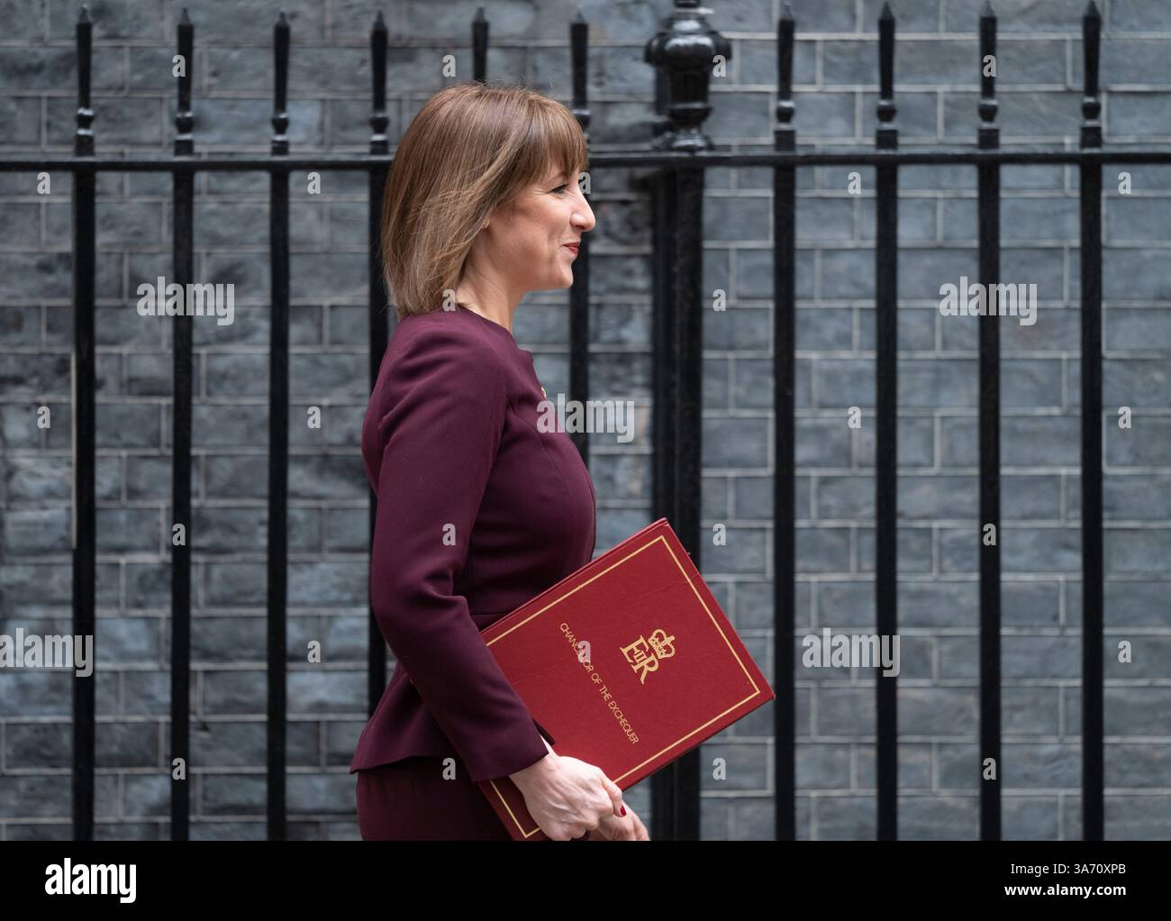 London, UK. 26th Mar, 2025. Chancellor of the Exchequer Rachel Reeves ...