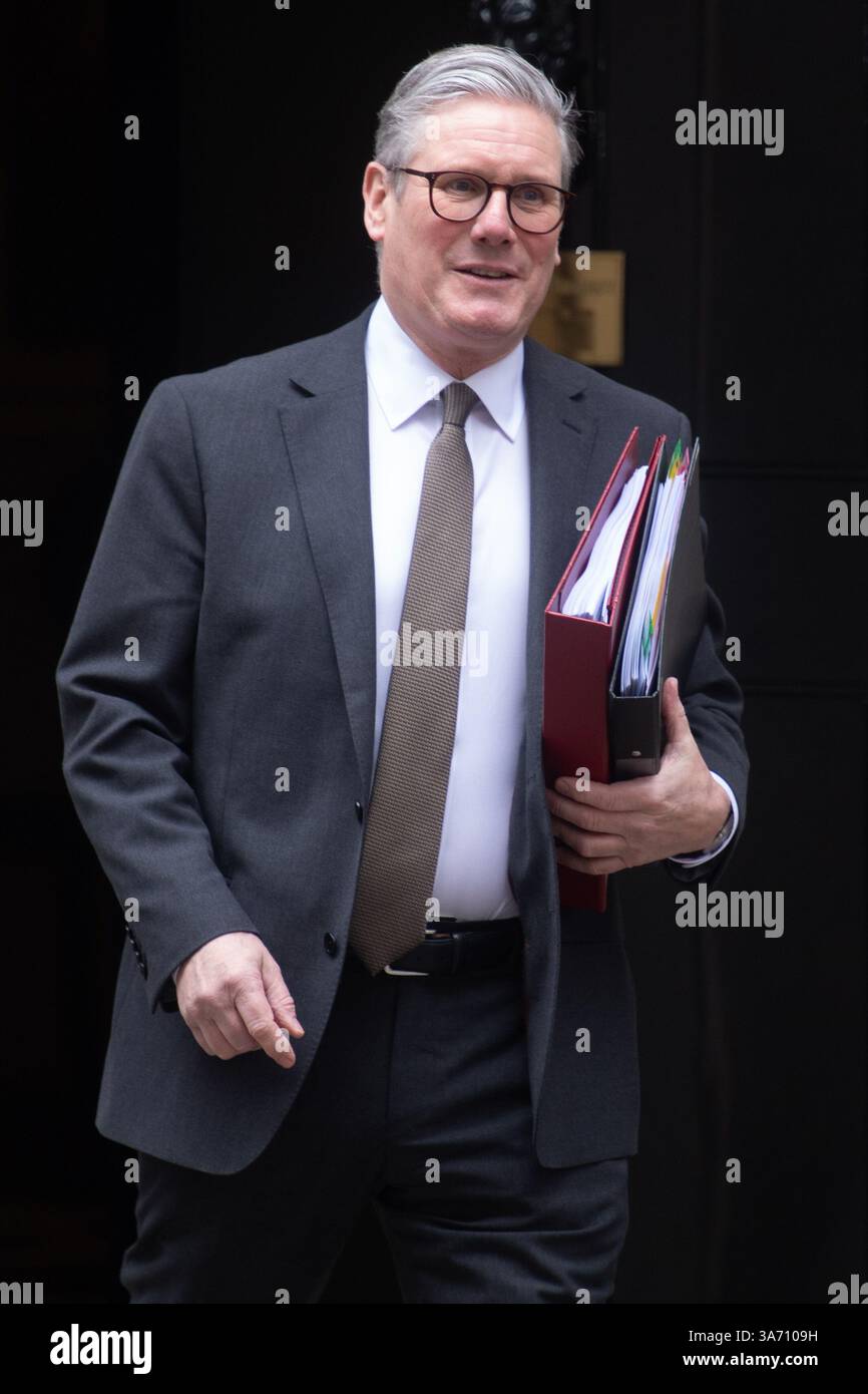 London, UK. 26 Mar 2025. British Prime Minister Sir Keir Starmer ...