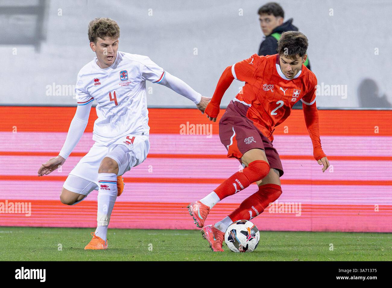 St.Gallen, Switzerland. 25th Mar, 2025. St.Gallen, Switzerland, March ...