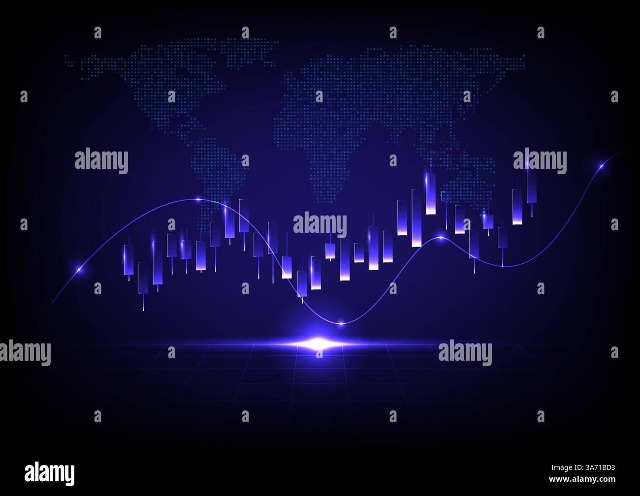 Financial economic data stock market Stock Vector Images - Alamy