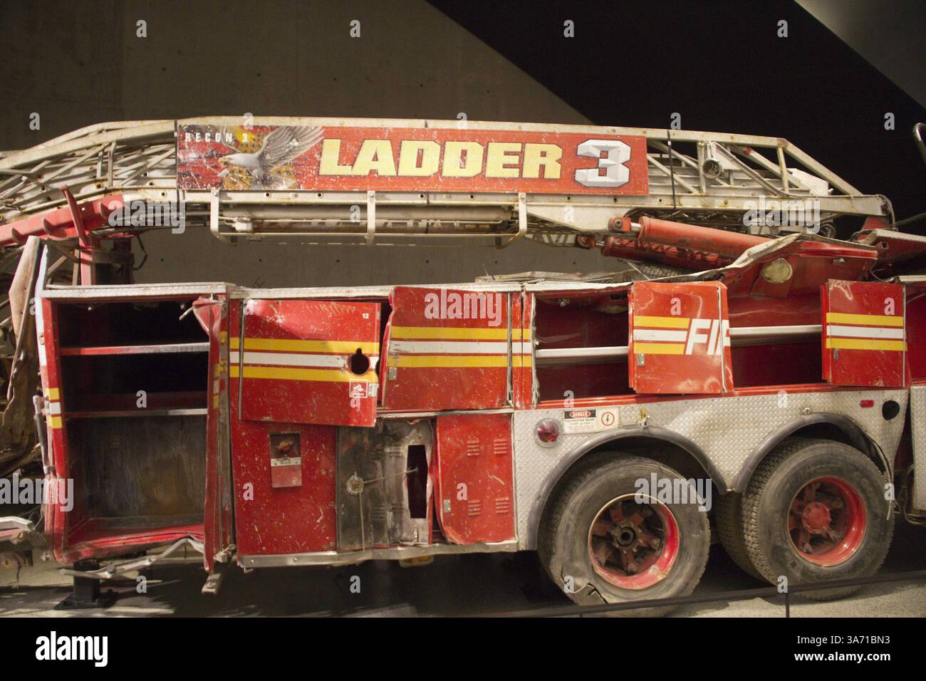 Jan. 1, 2000 - Remains of Ladder Company 3 truck of the New York Fire ...