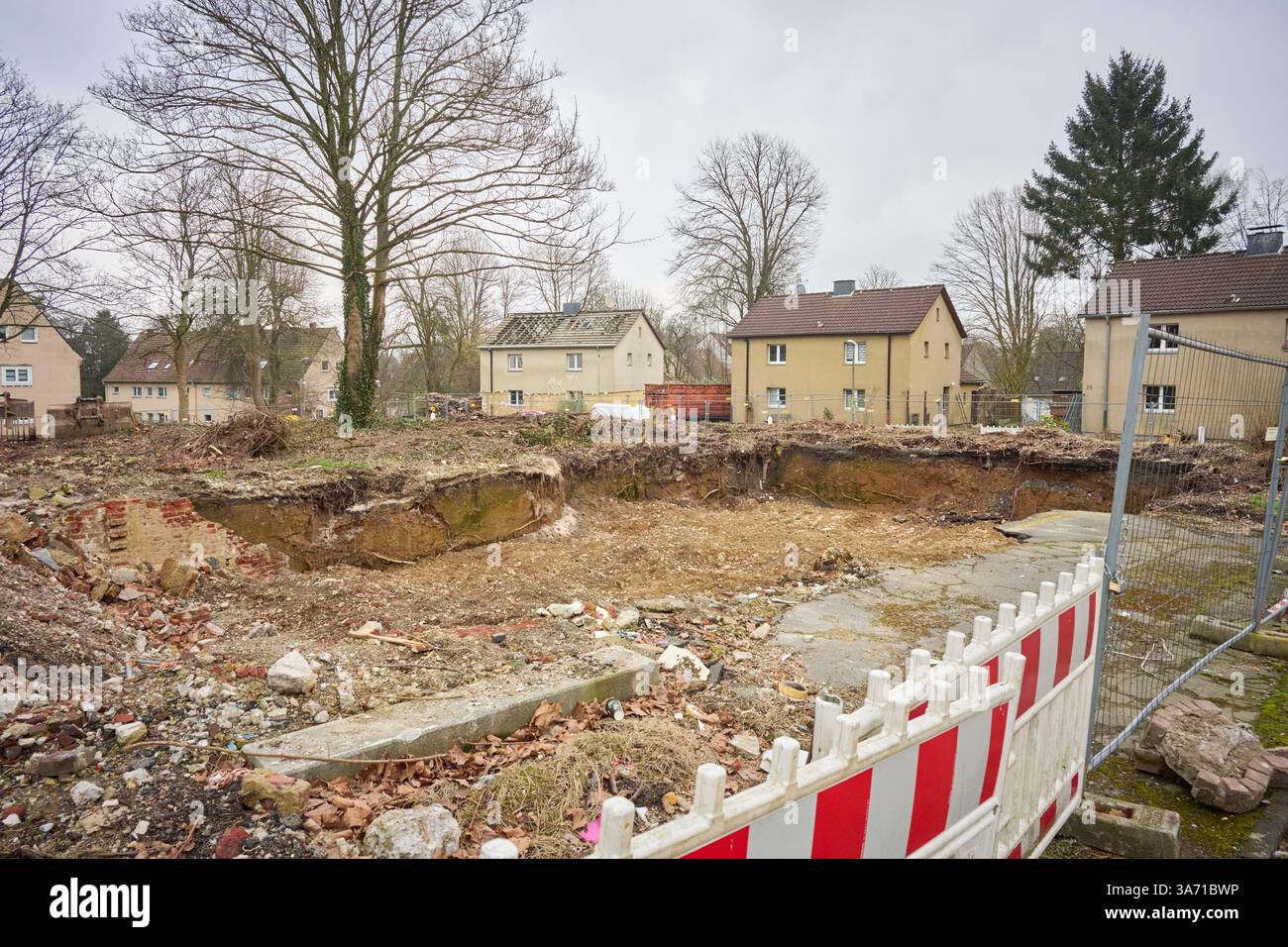 Eine ehemalige Obdachlosen Siedlung in Essen Leithe, das Quartier ...