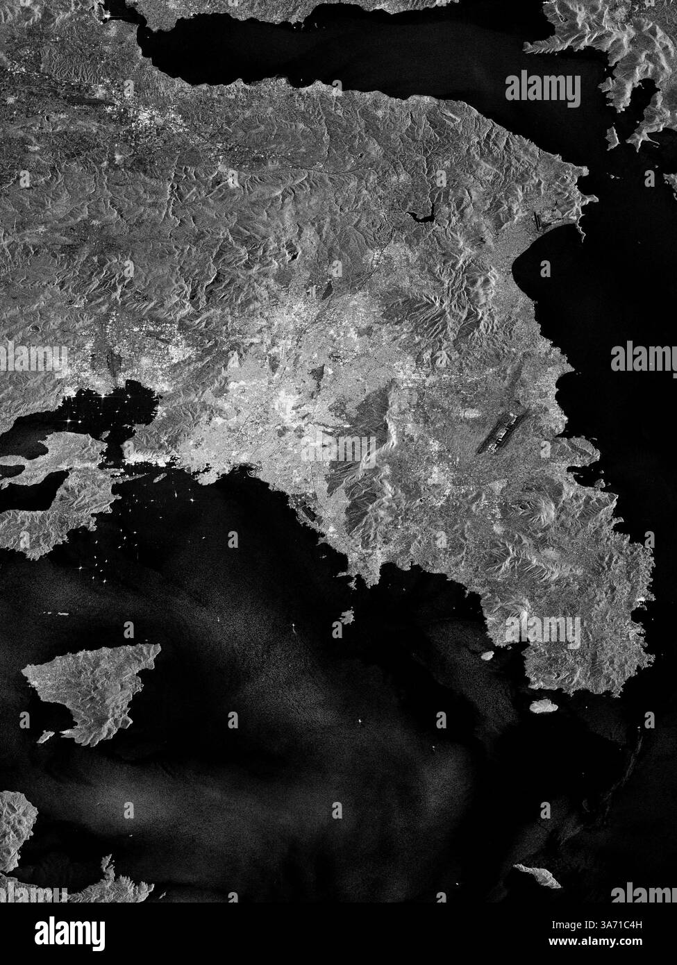 Sept. 26, 2014 - Greeces Attica peninsula, with the capital and largest ...