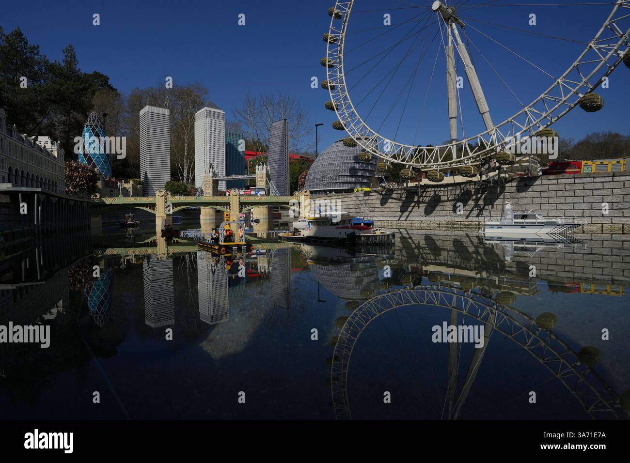 The newest attraction at Legoland features sculptures of London's ...