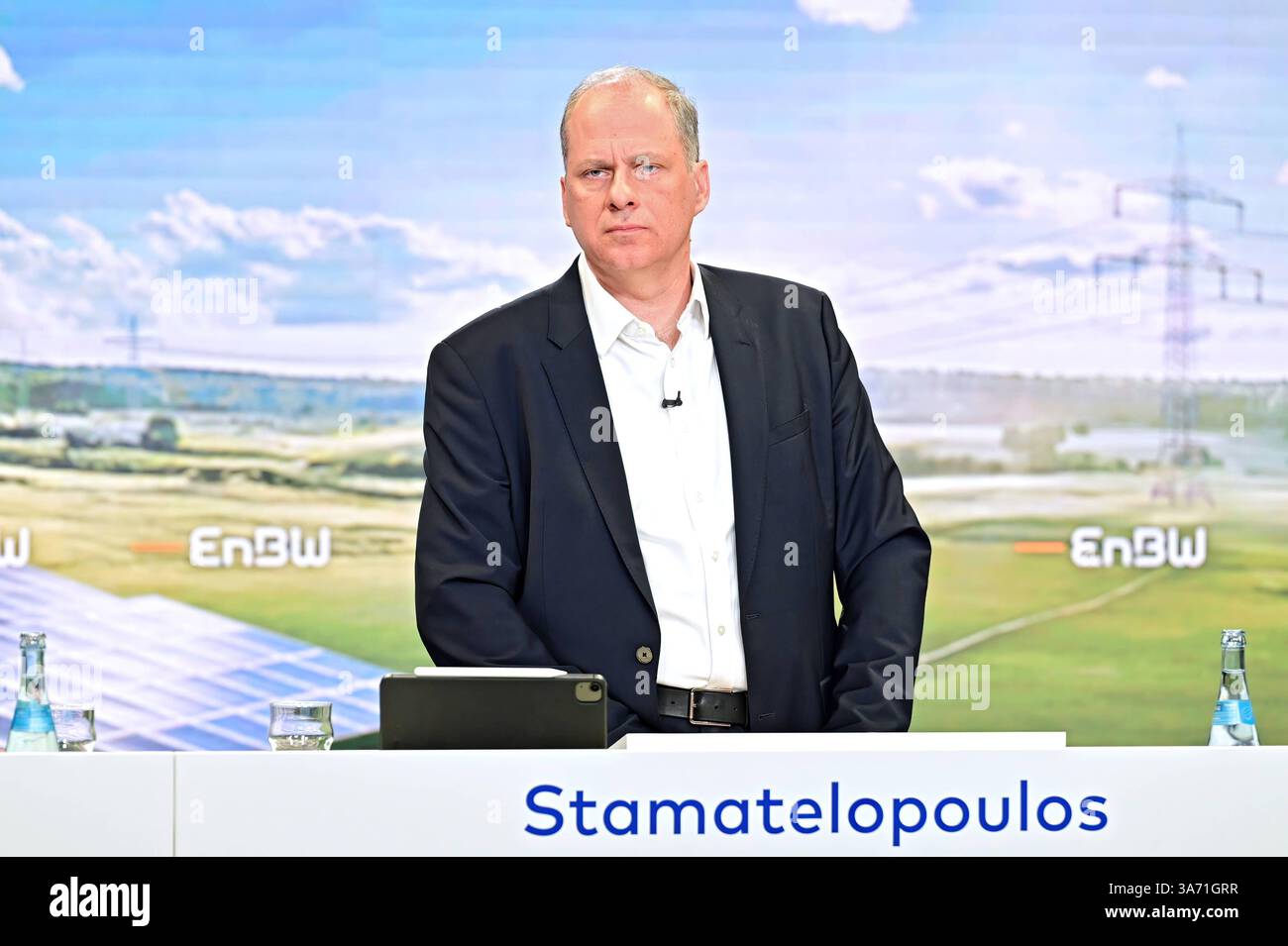 EnBW AG - Bilanzpresssekonferenz 2025. Georg Nikolaus Stamatelopoulos ...