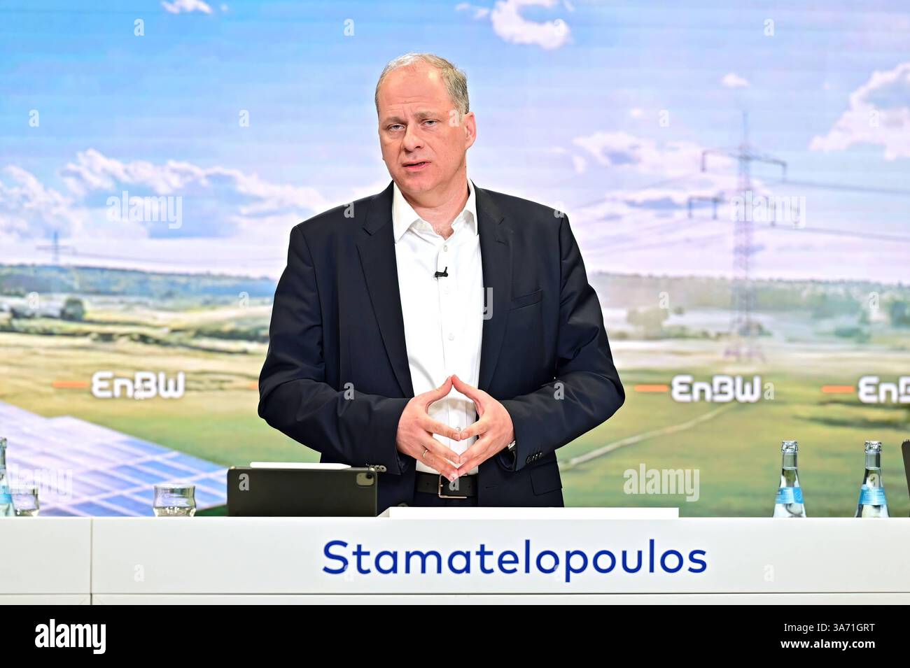EnBW AG - Bilanzpresssekonferenz 2025. Georg Nikolaus Stamatelopoulos ...