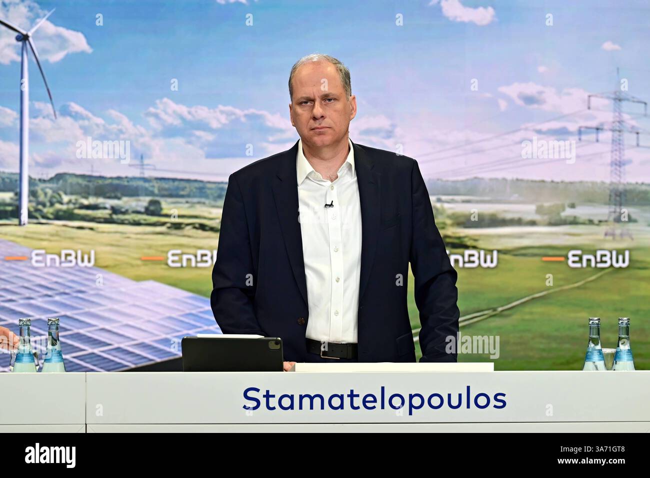 EnBW AG - Bilanzpresssekonferenz 2025. Georg Nikolaus Stamatelopoulos ...