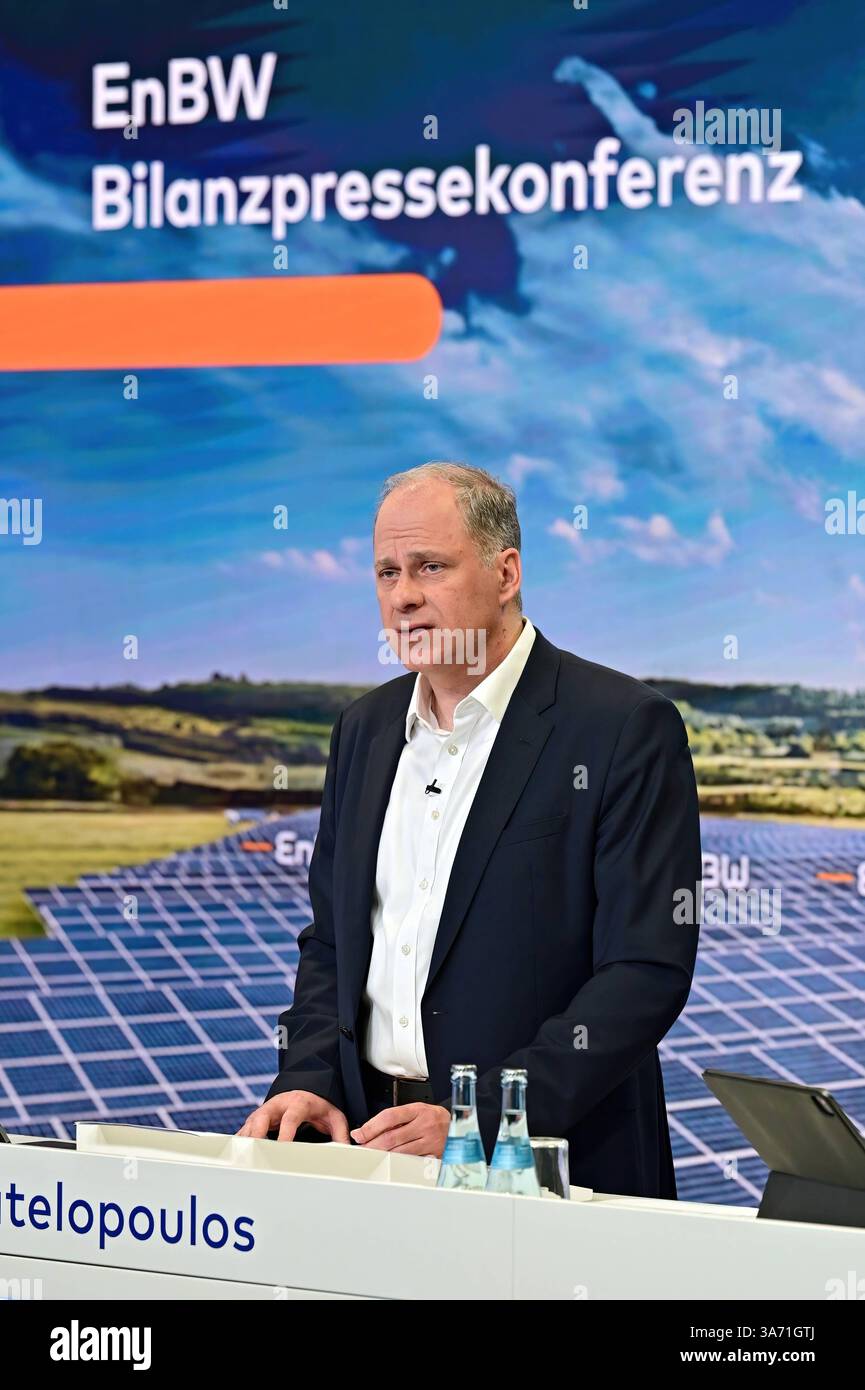 EnBW AG - Bilanzpresssekonferenz 2025. Georg Nikolaus Stamatelopoulos ...