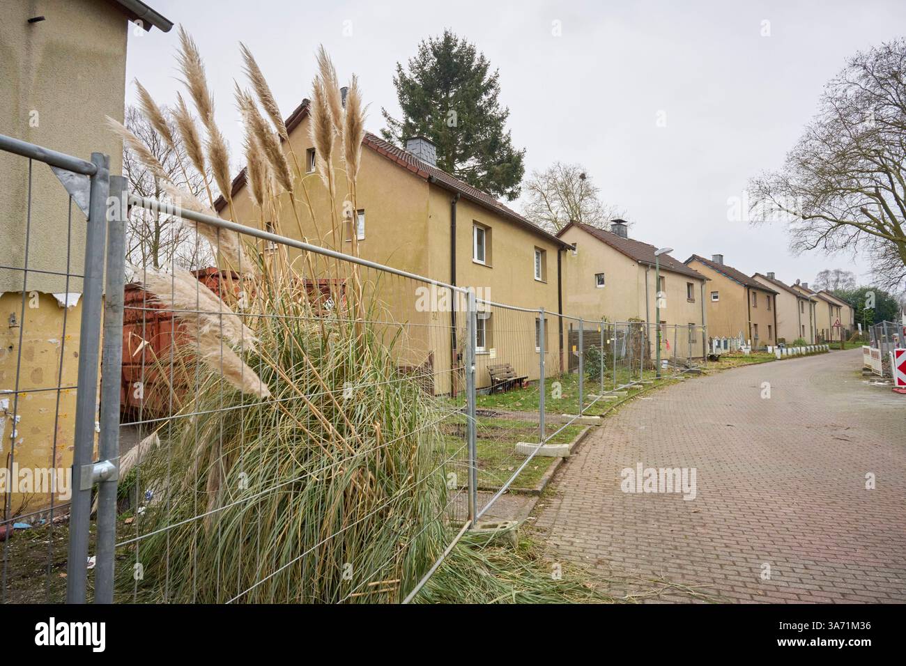 Abriss einer ehemaligen Obdachlosen Siedlung Eine ehemalige Obdachlosen ...