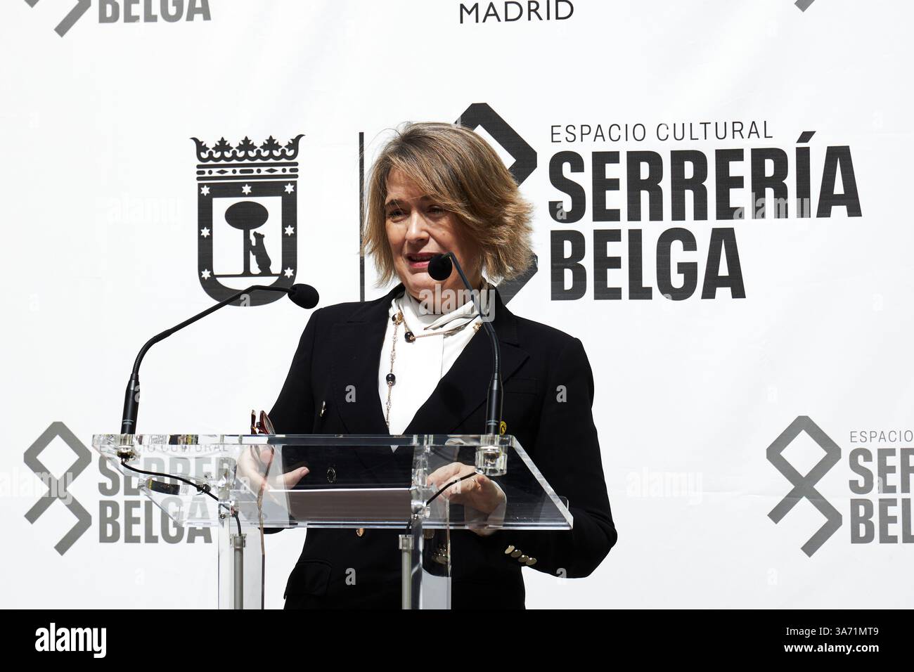 Madrid, Spain. 26th Mar, 2025. Serrería Belga presents unpublished ...