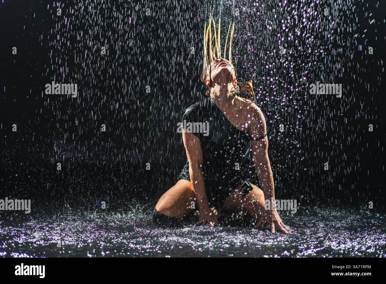 Ballerina Dancing In The Rain