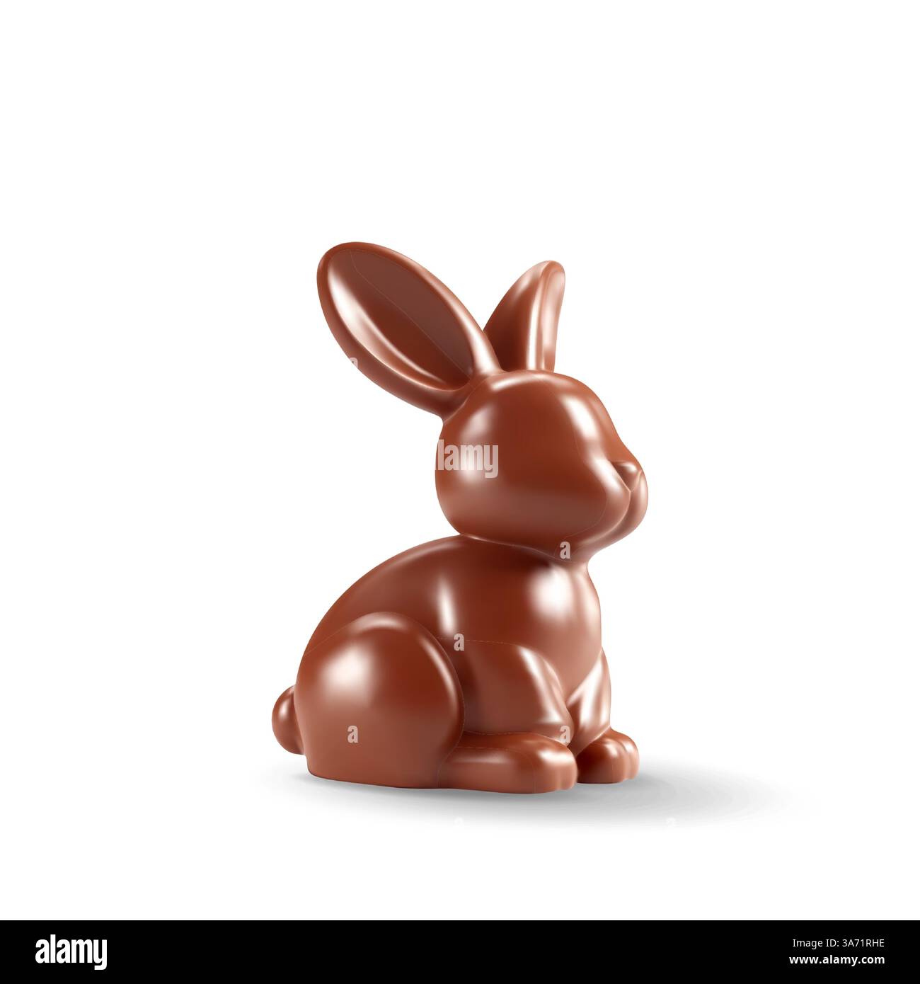 Chocolate candy easter bunny Stock Vector Images - Alamy