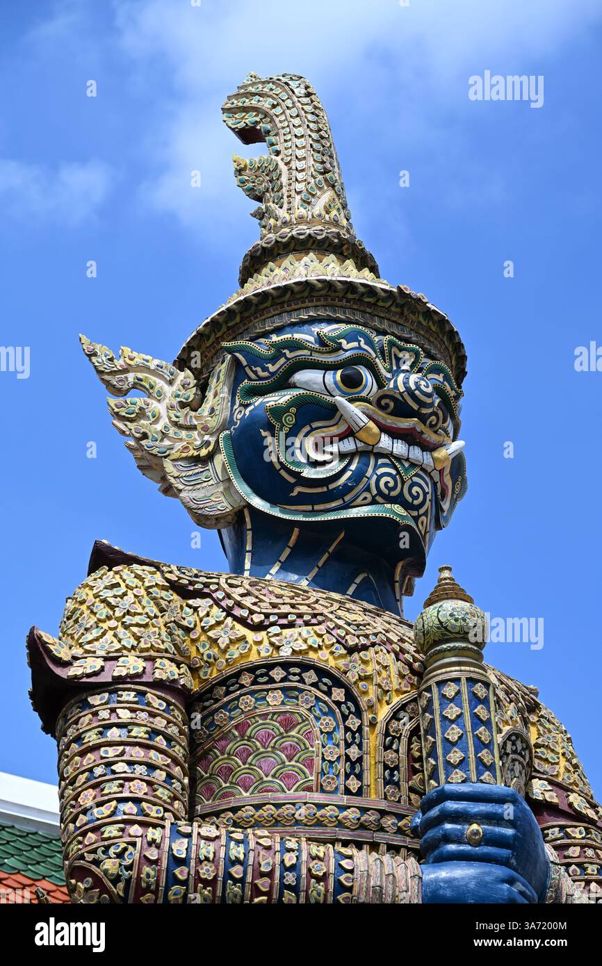 The Grand Palace Bangkok Thailand , Mythical Giant guardian yak Statue ...