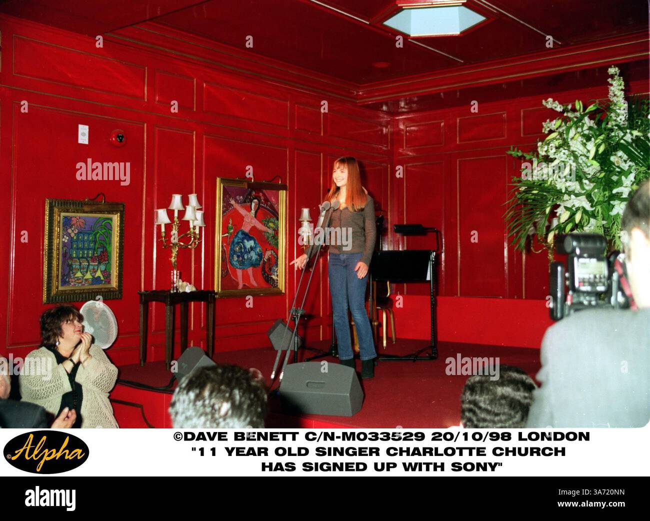 Oct. 20, 1998 - London, United States - 11 year old singer, Charlotte ...