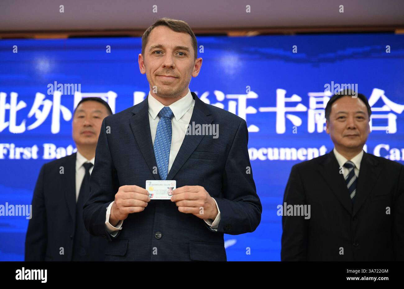 SHENYANG, CHINA - MARCH 26, 2025 - Foreigners who received physical ...