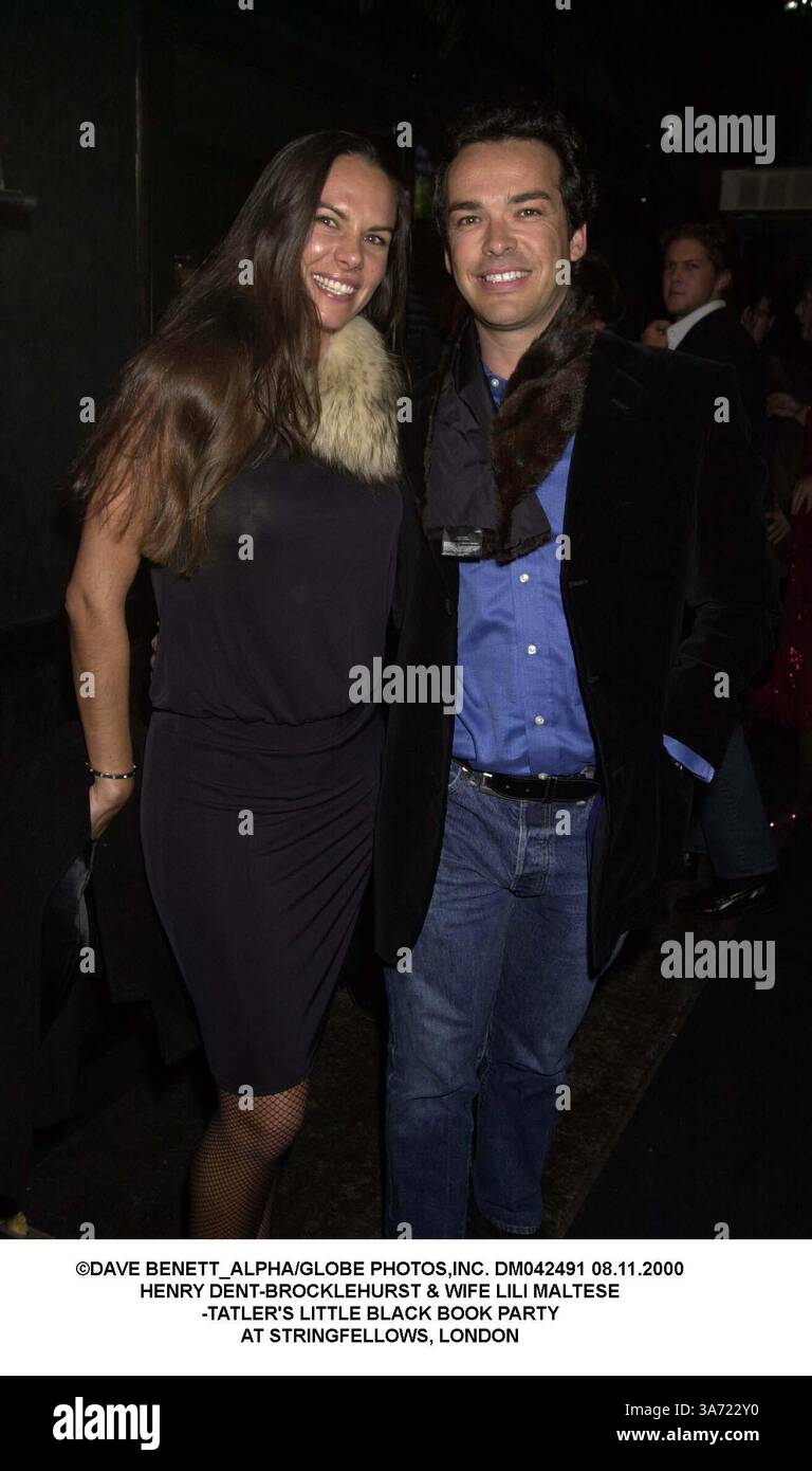 Nov. 9, 2000 - London, Great Britain - ©DAVE BENETT ALPHA/ DM042491 08. ...