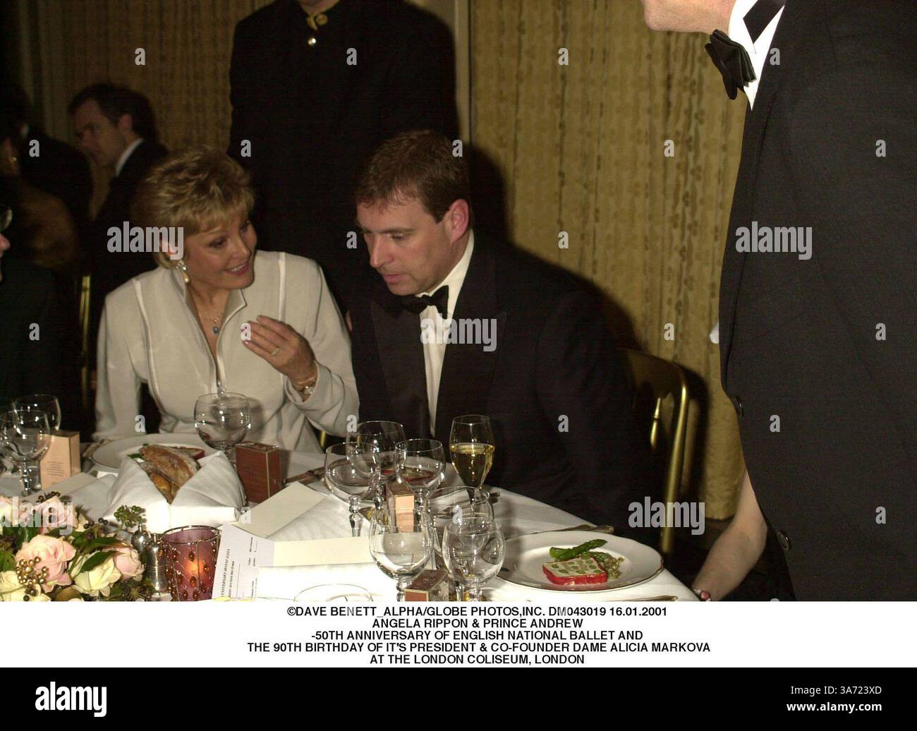 Angela rippon with the founder of the english national ballet hi-res ...