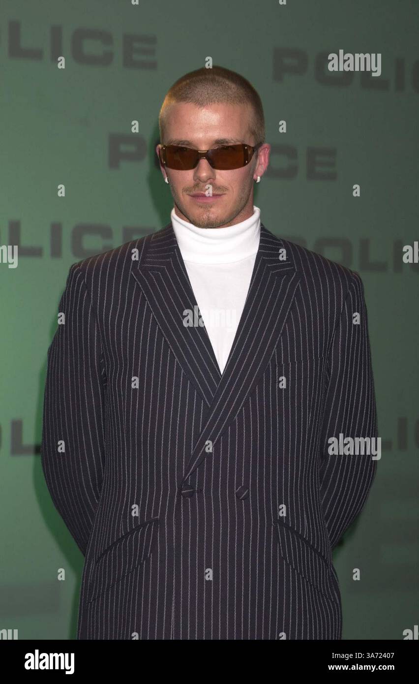 David beckham 25 01 2001 hi-res stock photography and images - Alamy