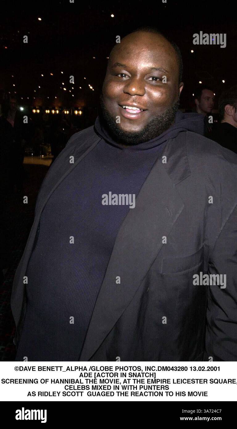 Feb. 13, 2001 - London, Great Britain - ©DAVE BENETT ALPHA / DM043280 ...