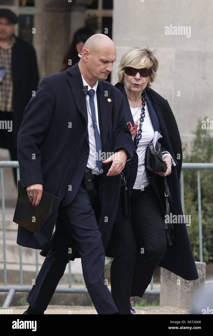 Paris, France. 26th Mar, 2025. Mimi - Michele Marchand arriving to the ...