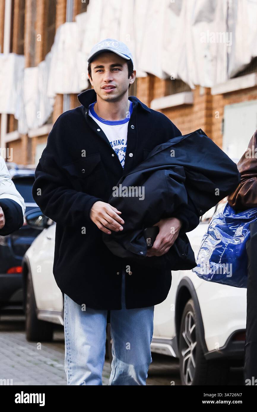 Milan, Celebrity Sightings - Riccardo Riki Marcuzzo heading to a ...