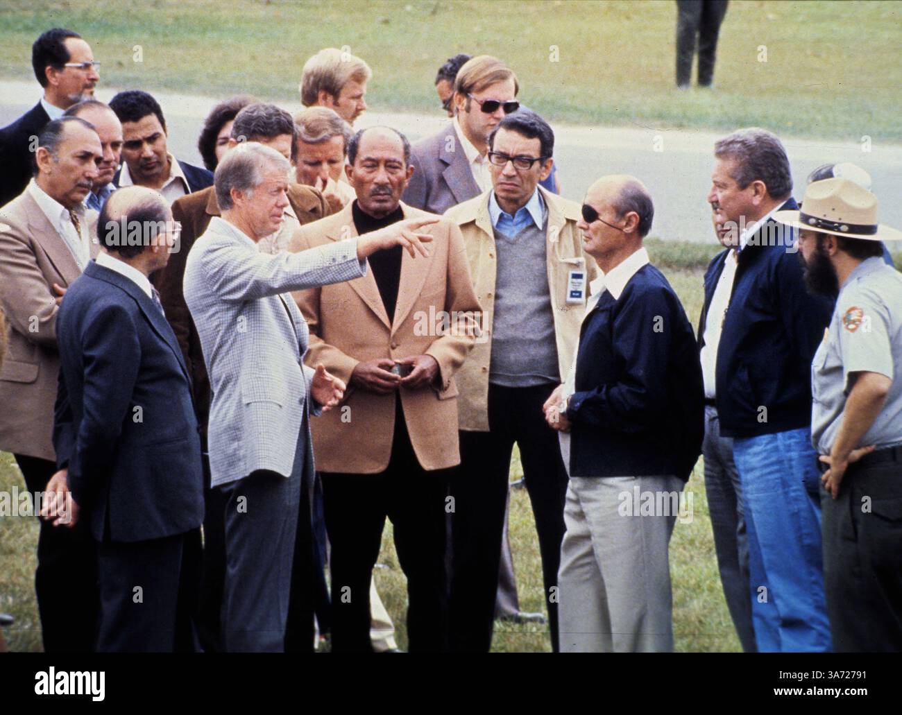 Boutros ghali and anwar sadat hi-res stock photography and images - Alamy