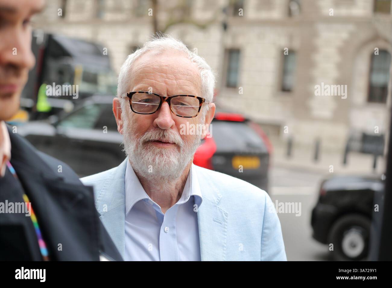 London, United Kingdom. 26th Mar, 2025. Protesters against benefit cuts ...