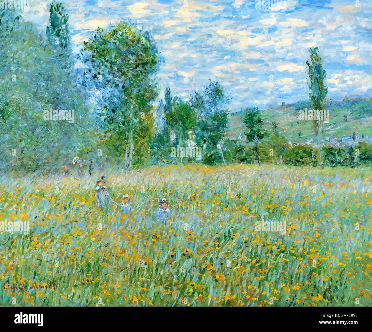 Japanese meadow Stock Vector Images - Alamy