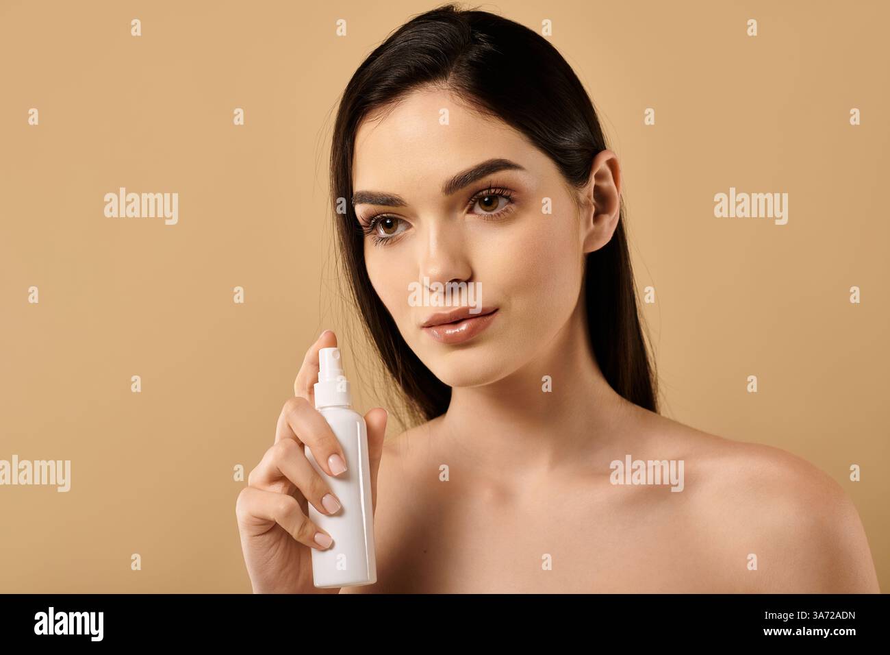 A young woman shares her skincare routine, showcasing her glowing ...