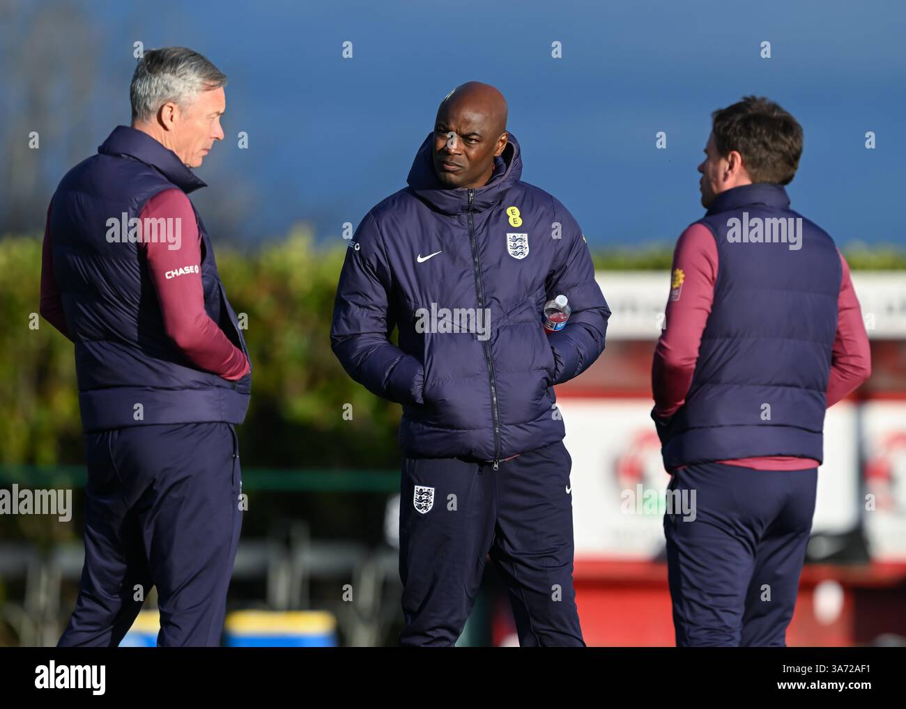 Deeside, Wales, 25th March 2025. Will Antwi head coach of England ...