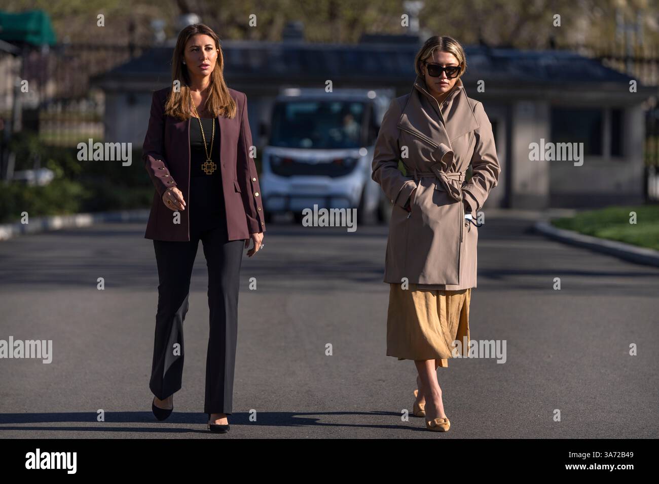 Alina Habba, left, President Donald Trump's pick to be the interim U.S ...