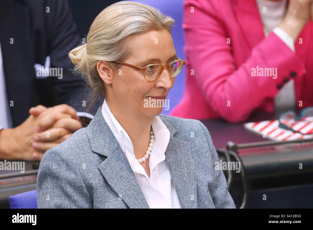 Berlin, Deutschland, 25.03.2025: Deutscher Bundestag: Konstituierende ...