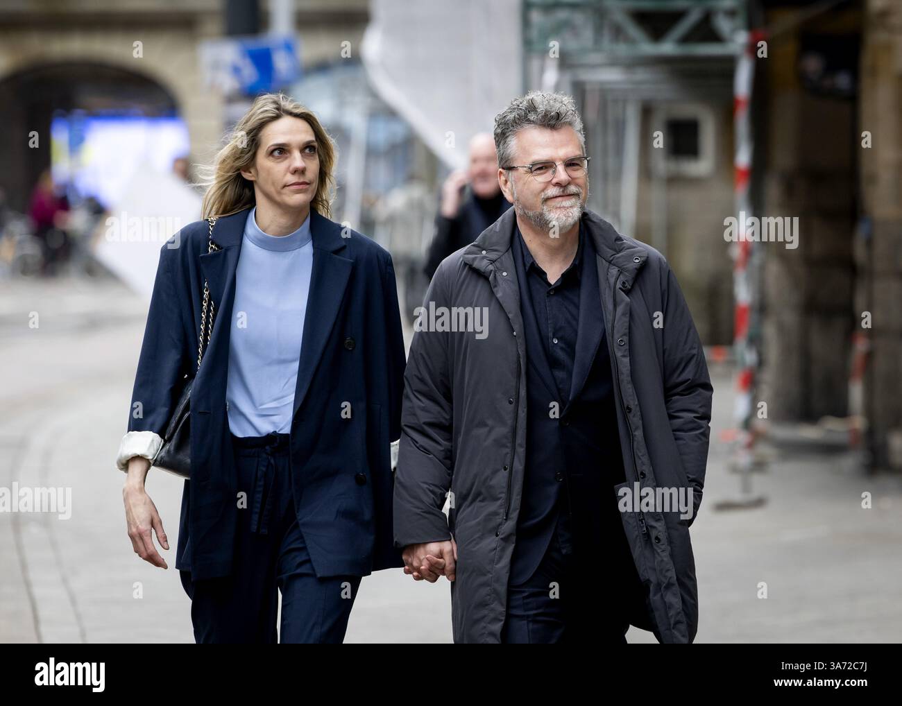 AMSTERDAM - William Rutten arrives at the DeLaMar Theater for the ...