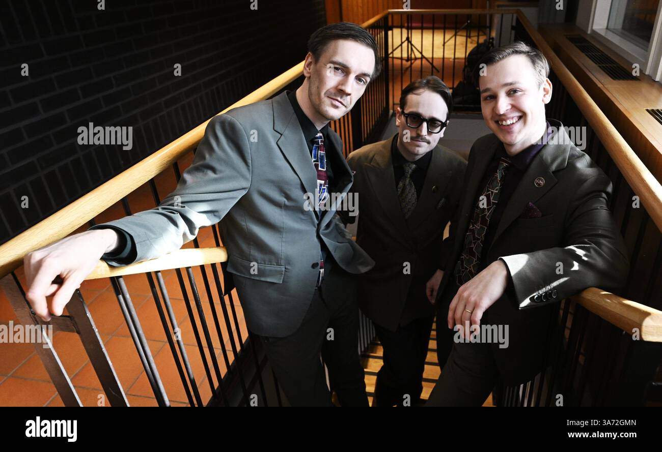 Helsinki, Finland. 26th Mar, 2025. The Finnish group KAJ (Kevin ...