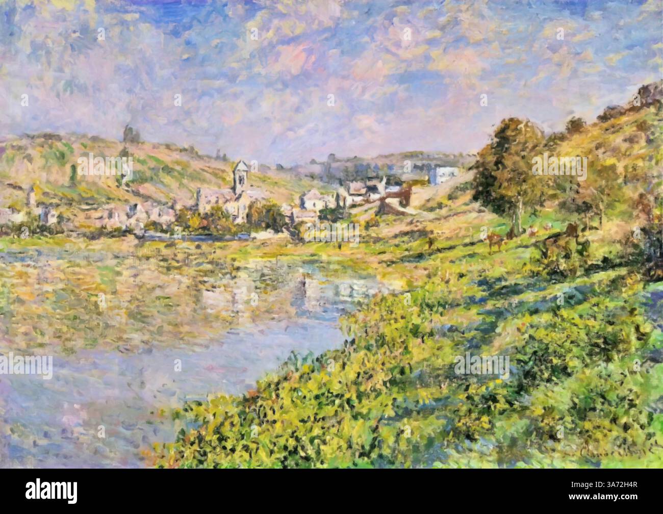 Impressionist painting claude monet Stock Vector Images - Alamy