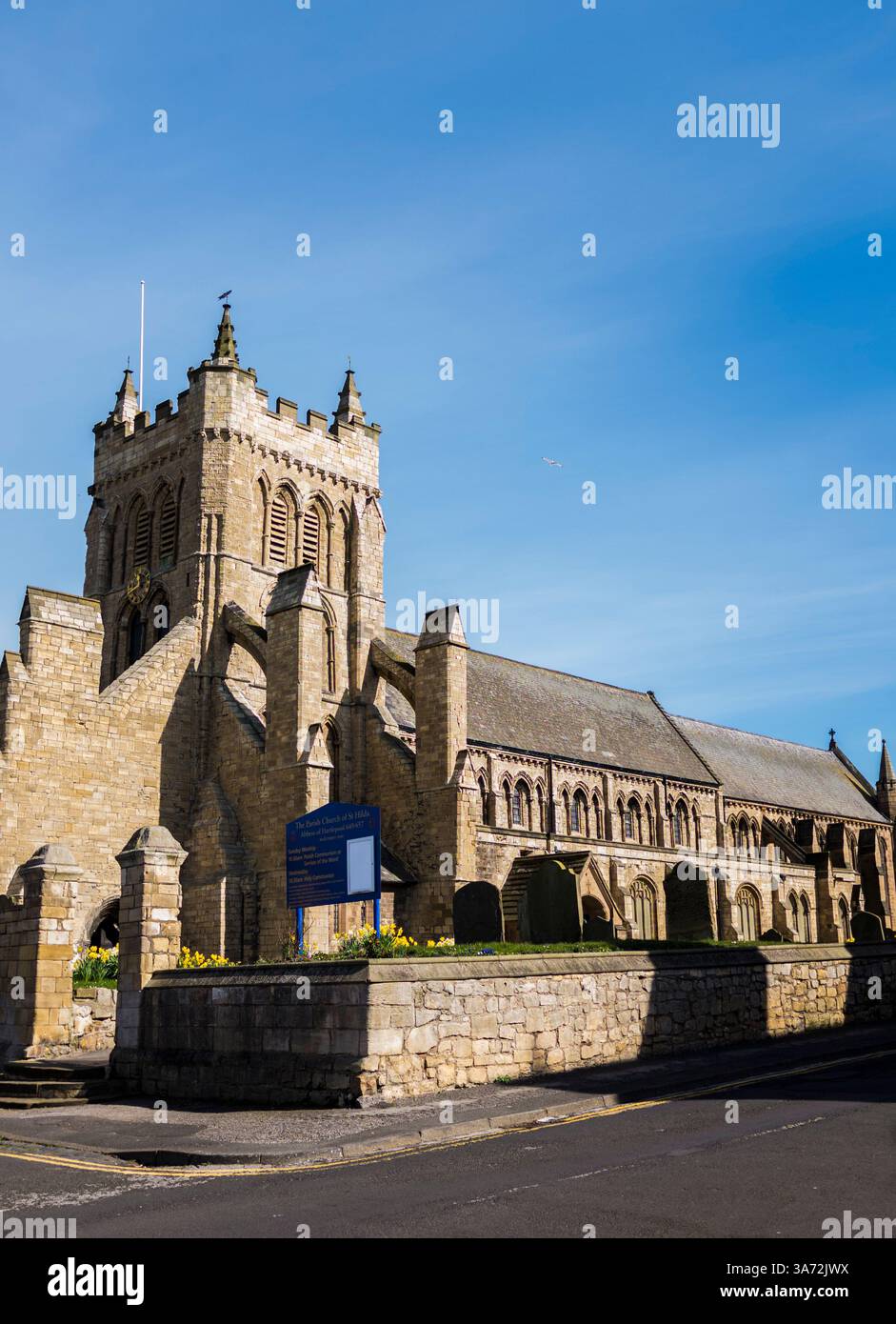 St.Hildas Church at the Headland,Old Hartlepool,England,UK Stock Photo ...