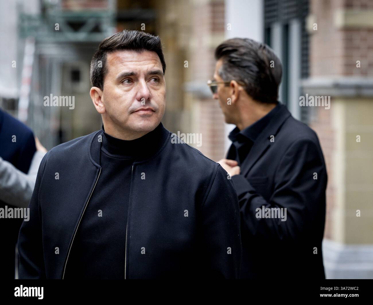 AMSTERDAM - Jan Smit arrives at the DeLaMar Theater for the farewell of ...
