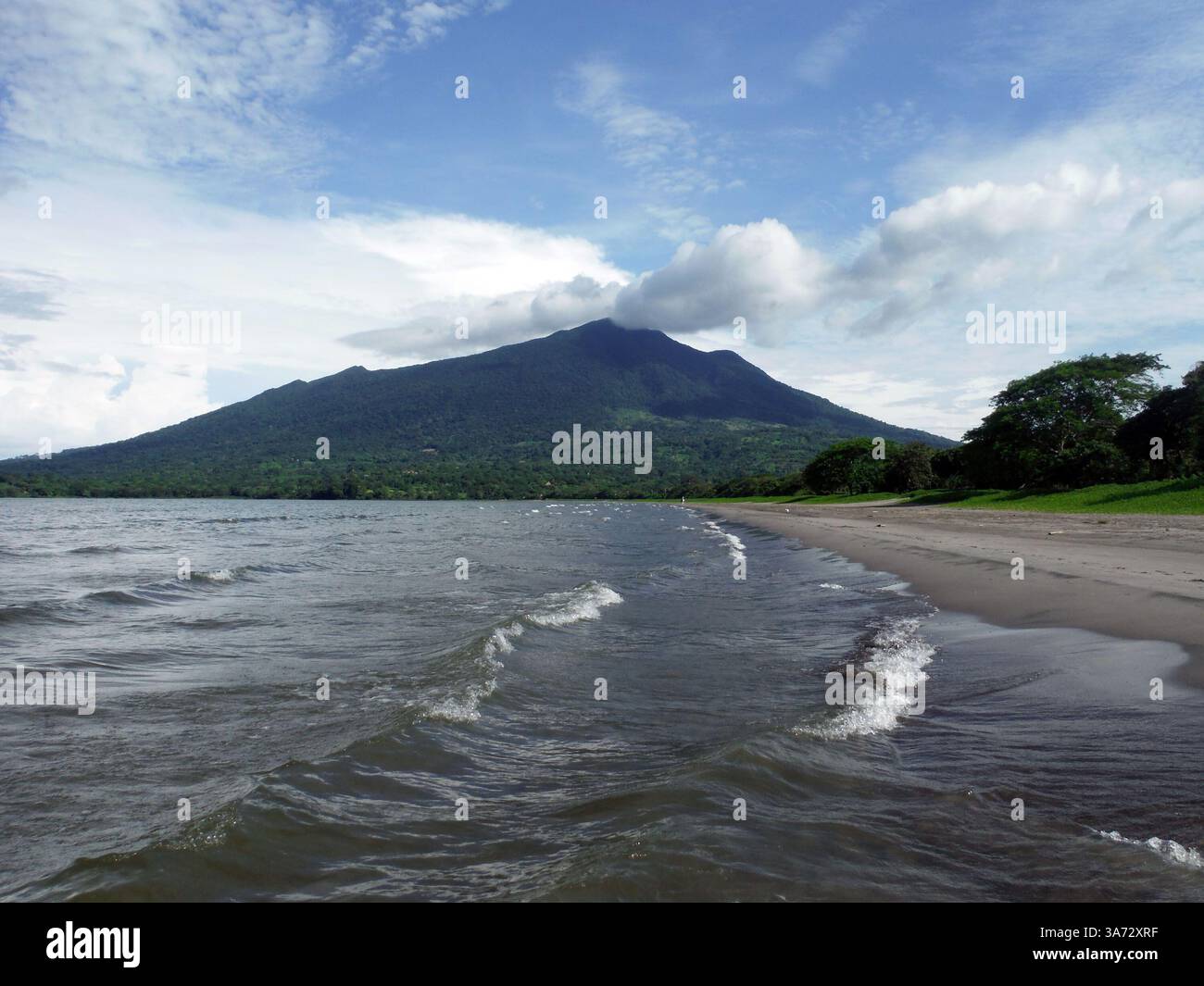 Oct. 19, 2014 - Lake Nicaragua, NIC - Volcan Maderas, one of two ...