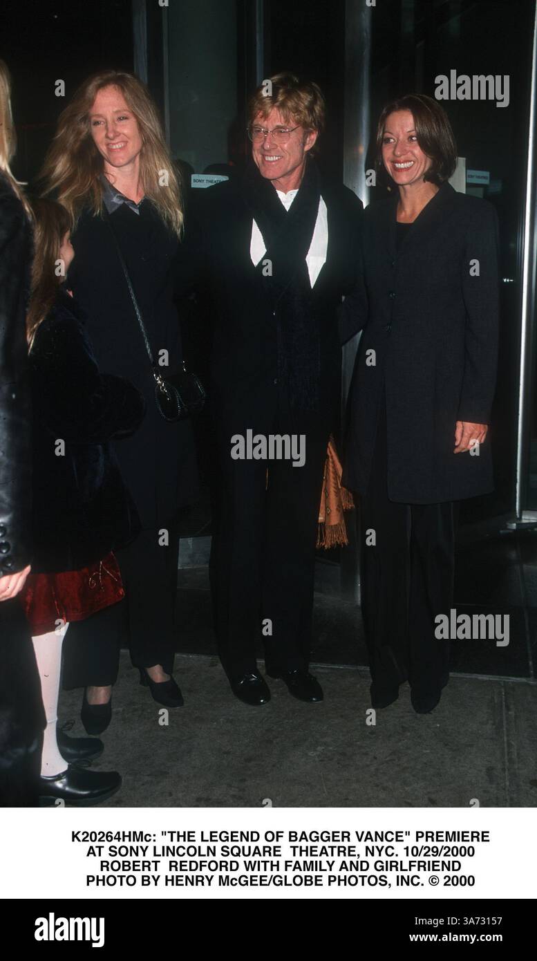 Bagger Vance premiere AT SONY LINCOLN SQUARE THEATRE, NYC. 10/29/2000 ...