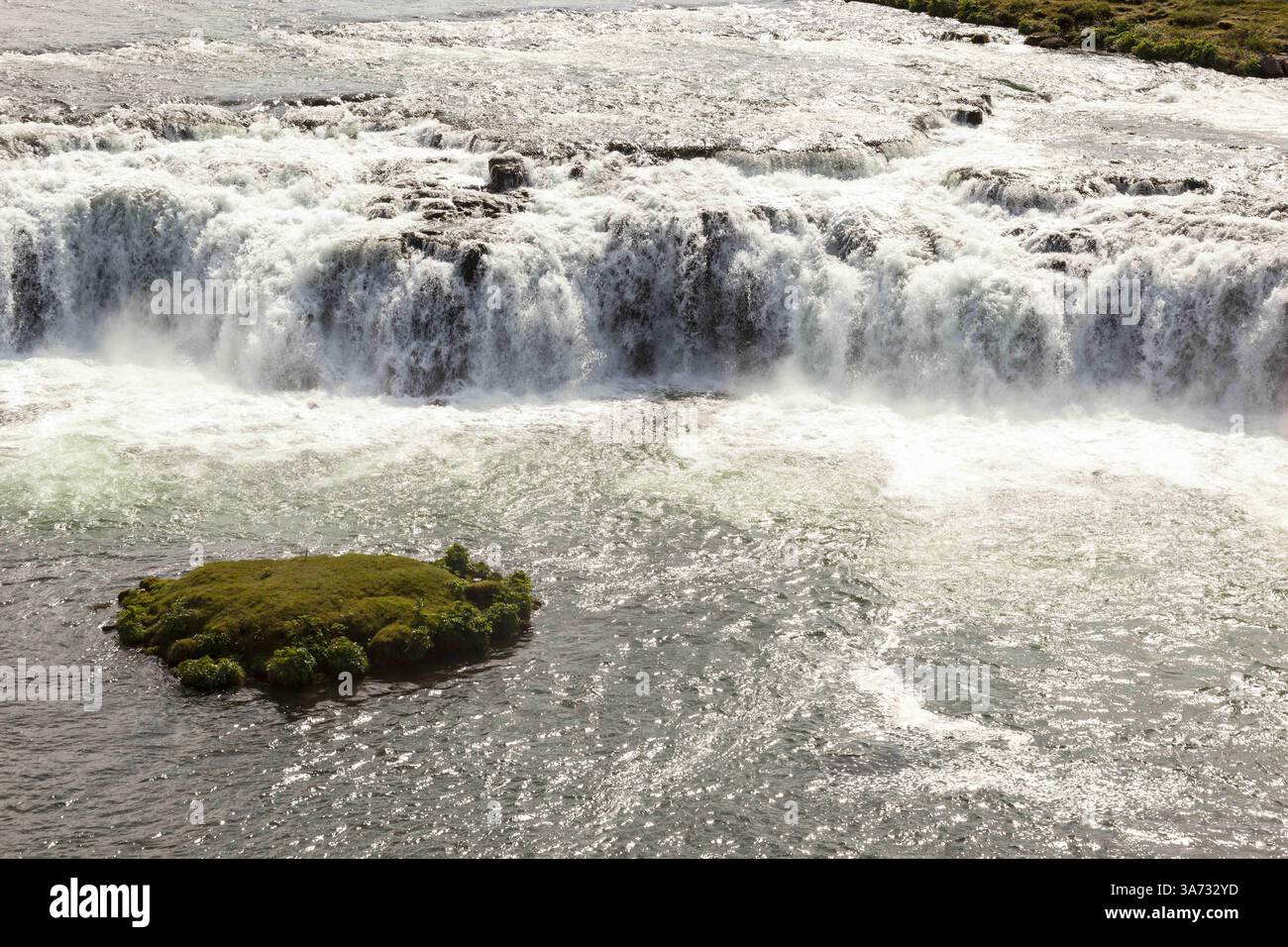 June 3, 2014 - Iceland - Faxi Waterfall, also known as Fossin Faxi and ...