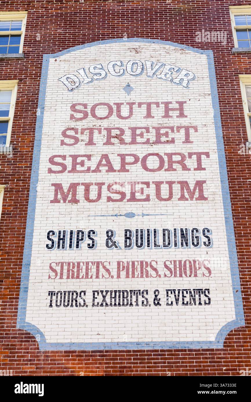 June 7, 2014 - New York, New York, USA - South Street Seaport Museum ...