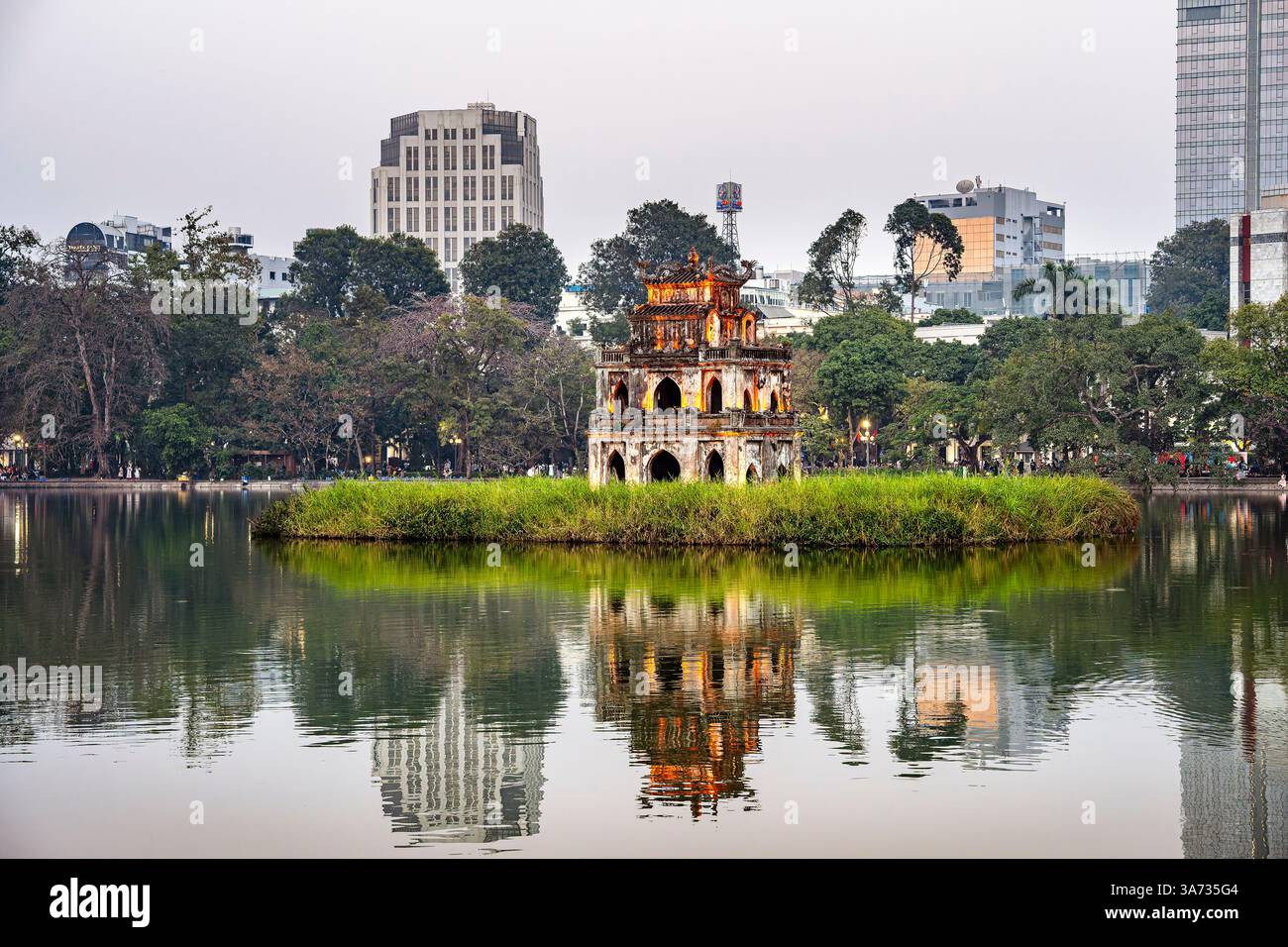 Hanoi Sword Lake, Vietnam Stock Photo - Alamy