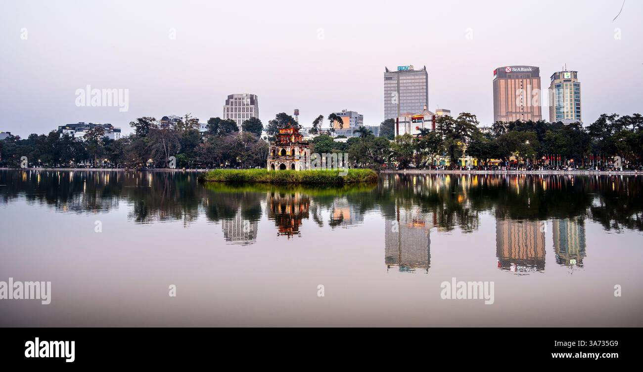 Hanoi Sword Lake, Vietnam Stock Photo - Alamy