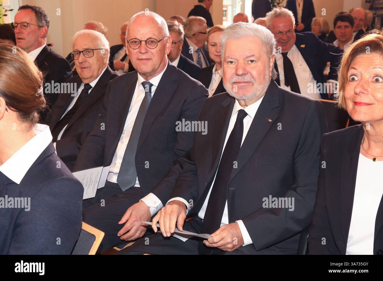 Trauerstaatsakt für Bernhard Vogel Mainz, 25.3.2025 Rudolf Scharping ...