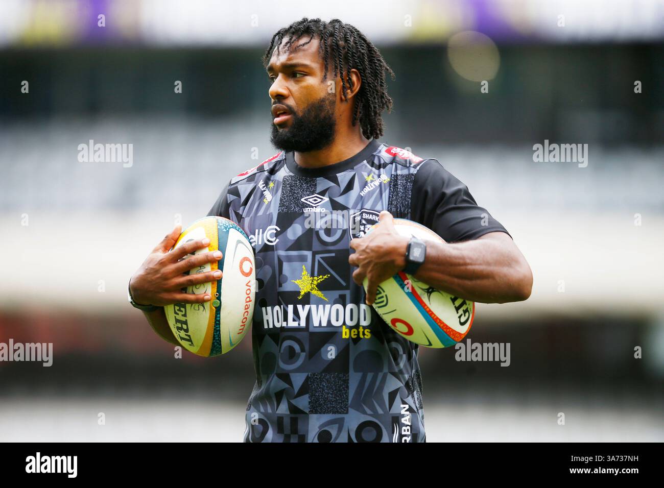 DURBAN, SOUTH AFRICA - MARCH 26: Jurenzo Julius of the Hollywoodbets ...