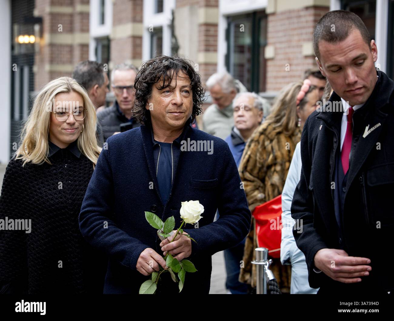 AMSTERDAM - Vinzzent arrives at the DeLaMar Theater for the farewell of ...