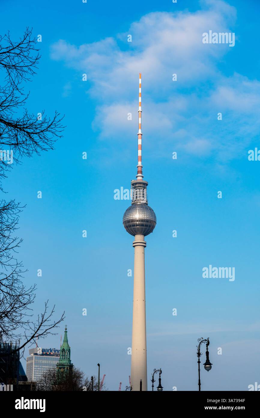 Berlin, Germany - March 25, 2025: The Berlin television tower at ...