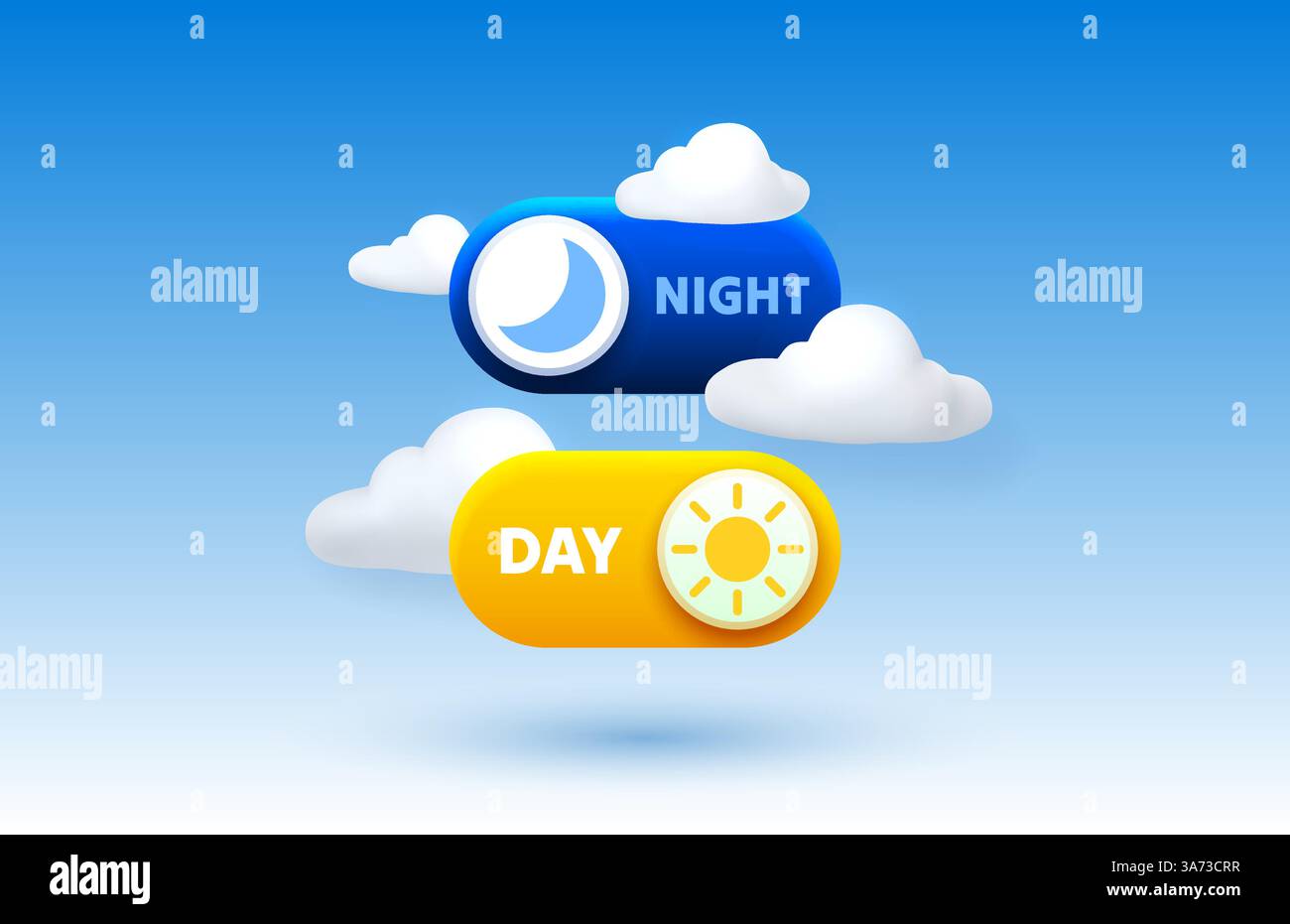 Light dark mode buttons Stock Vector Images - Alamy